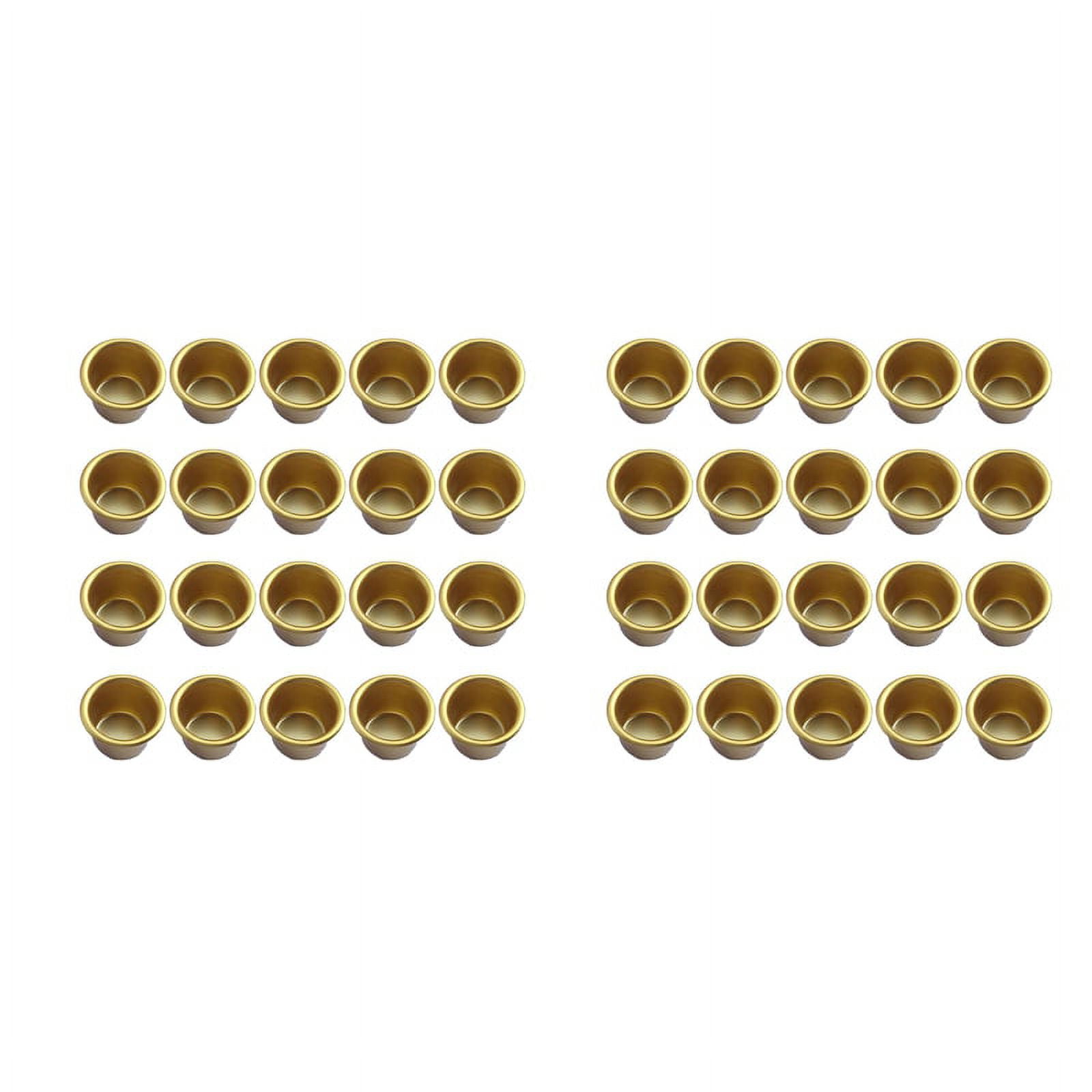 Click here for Unbranded 40 Pcs Metal Candle Insert For Taper Can... prices