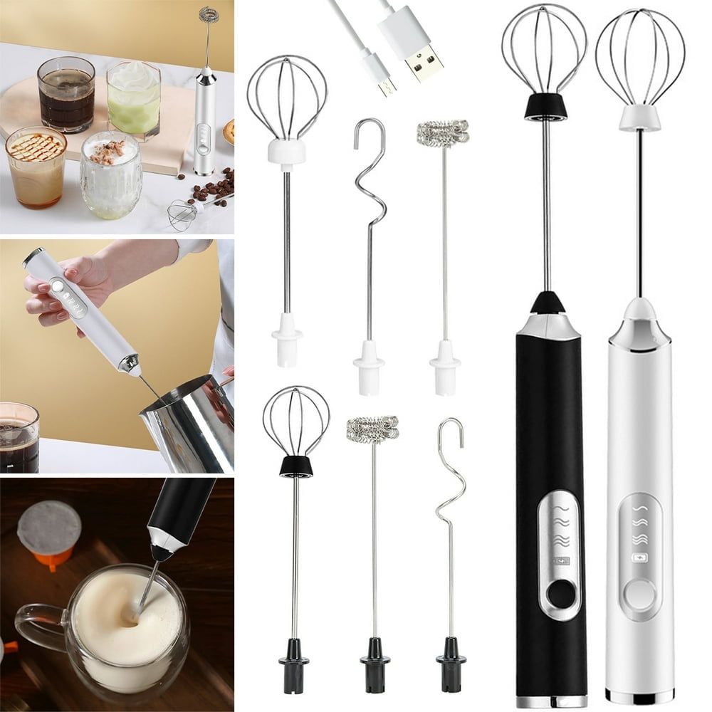 Click here for Eigthtail Milk Frother Handheld With 3 Heads Coffe... prices