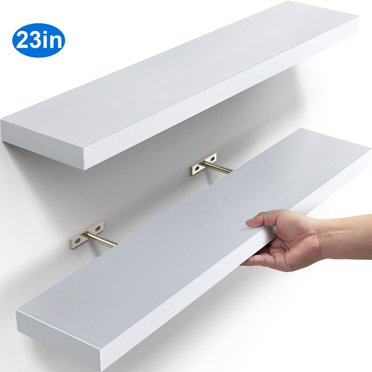 Ballucci 48" Floating Shelves, 2-Pack Wood Wall Shelf Set with ...