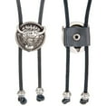 Bolo Tie for Men Bull Head Animal Bolo Ties Handmade Leather Rope Long ...