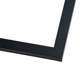 28x28 Frame Black Real Wood Picture Frame Width 0.75 inches | Interior ...