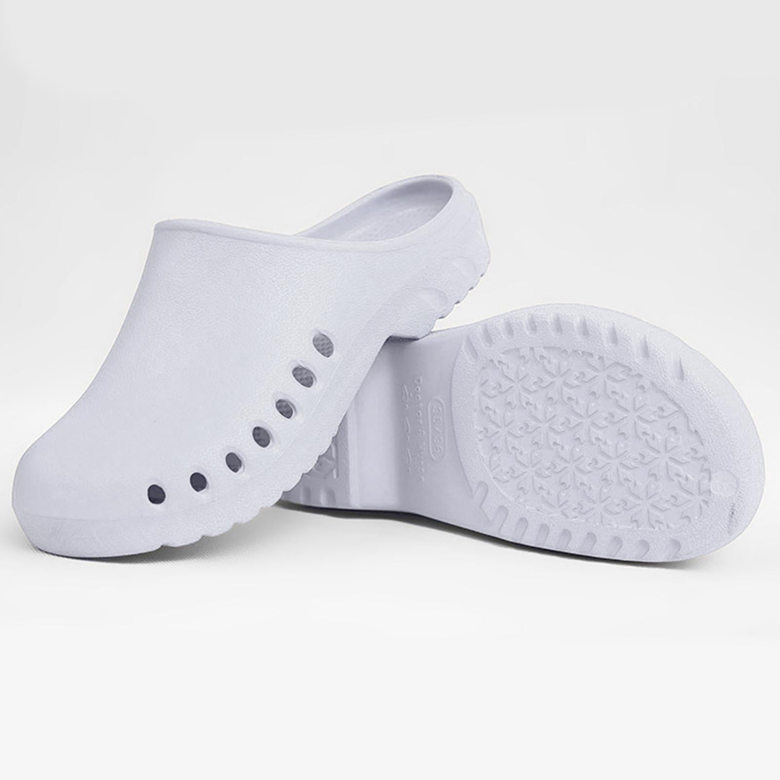 Zuecos Clásicos BLESIY Unisex Cómodos Deslizantes Enfermería Chef ...