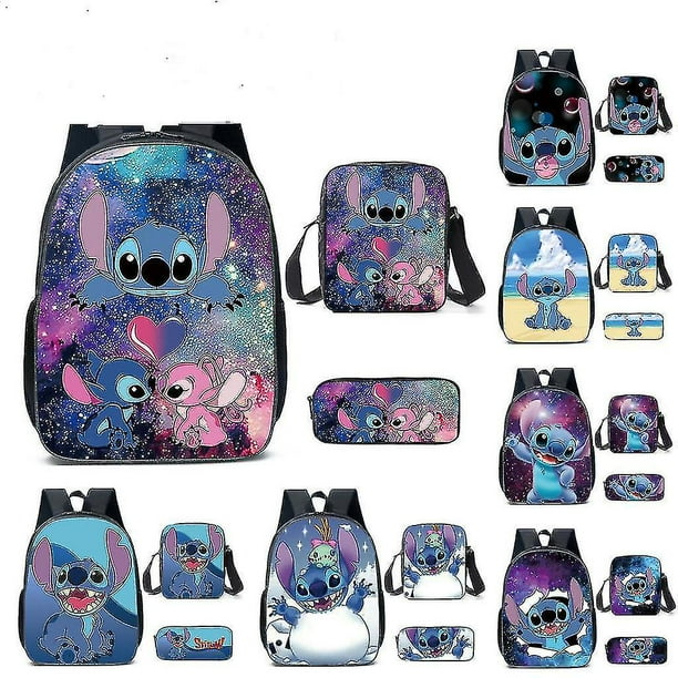 Lilo And Stitch Backpack Boys Girls Three-piece School Bag - Walmart.ca