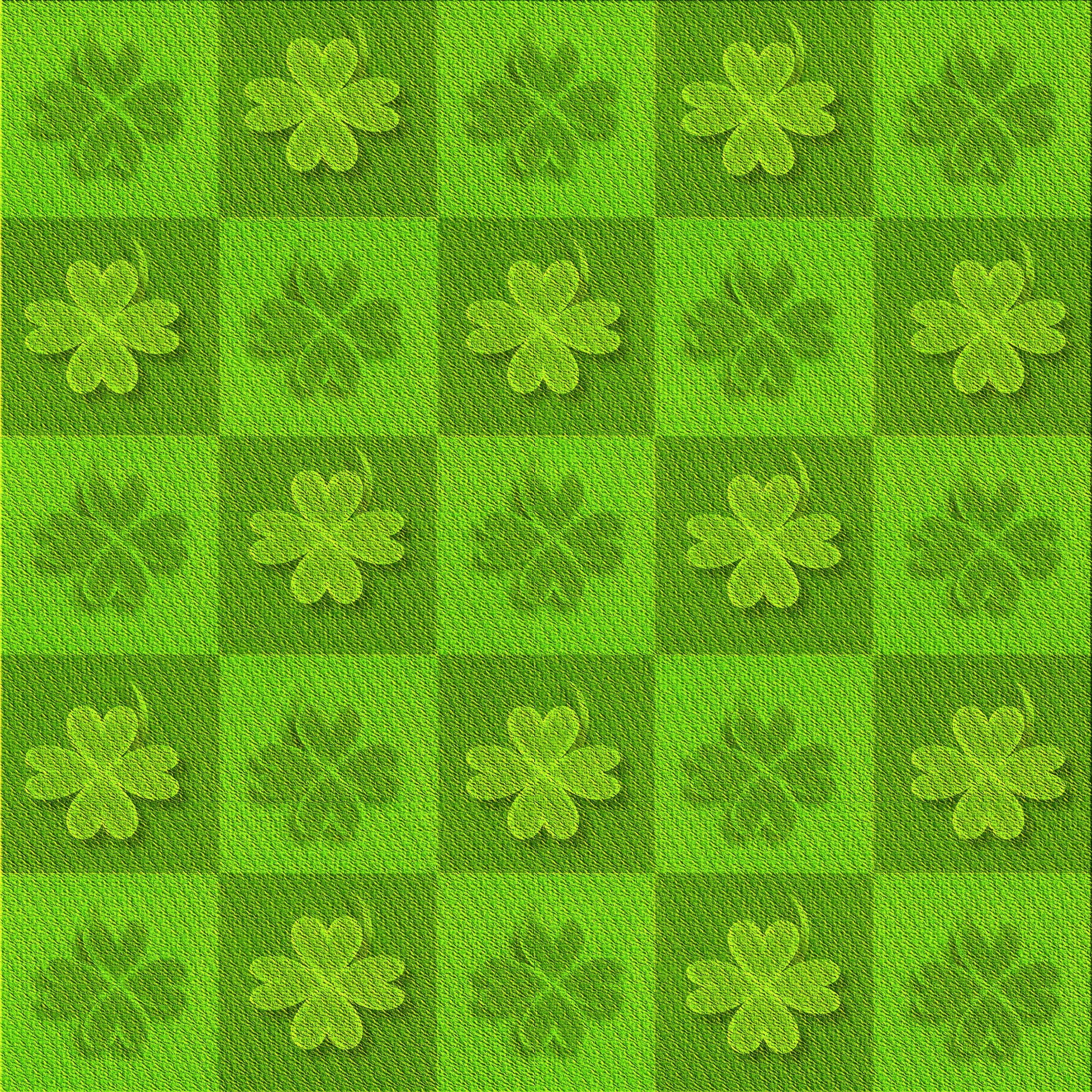 Ahgly Company Indoor Square Patterned Bright Green Area Rugs, 6' Square ...