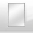 Aluminum Alloy Fine-edged Right-angle Rectangular Silver Wall Mirror ...