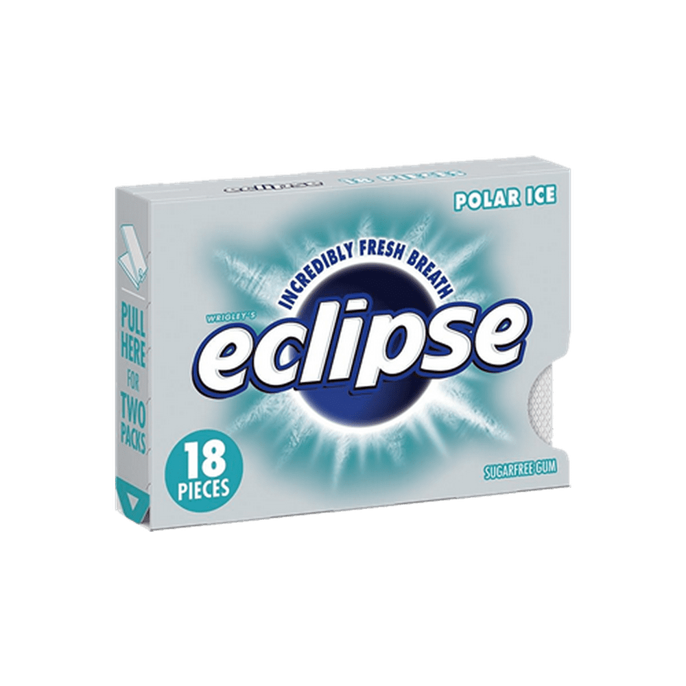 Eclipse Sugar Free Gum, Polar Ice, 18 Pc - Walmart.com - Walmart.com