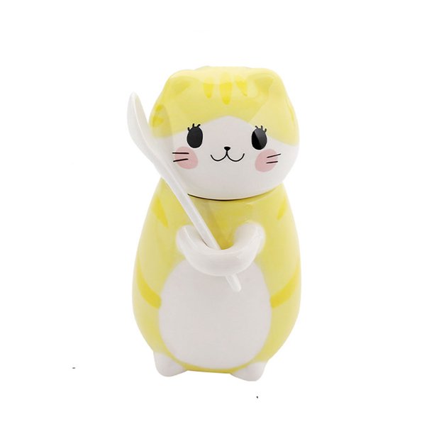 Taza Azucarera de Cerámica en Forma de Gato Kawaii Mod 8 HappyWare ...