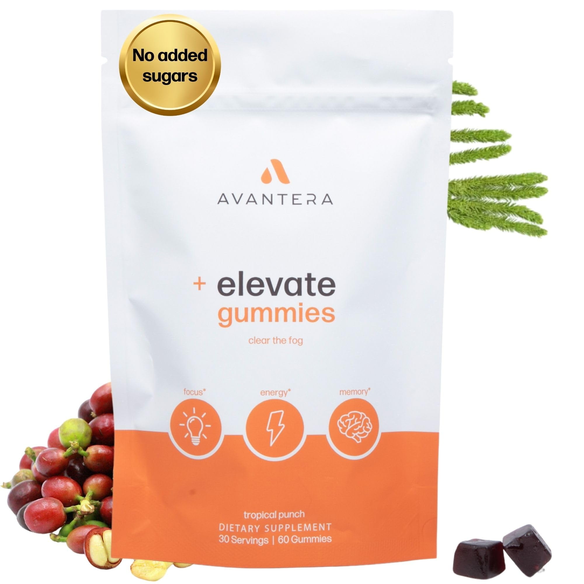 Suplemento nootrópico Avantera Elevate Gummies 60 para adultos | Bodega Aurrera en línea