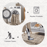 NICETOWN 8'x10' Area Rug for Living Room, Non-Slip Washable Rug Vintage ...