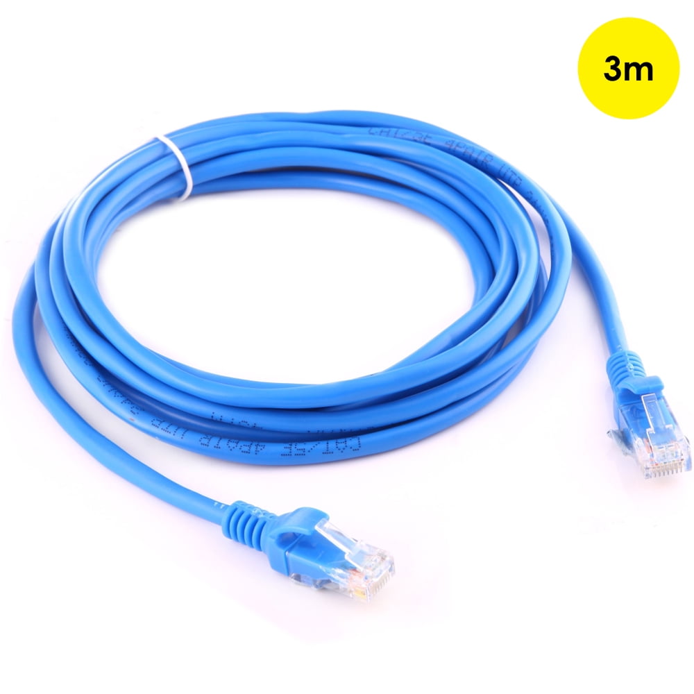 AMZER Ethernet Cable (3 Meter) 2 Pack - Supports Cat6/Cat5e/Cat5 ...