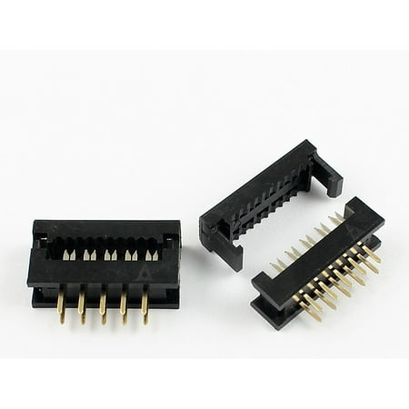 Connectors Pro 25-Pack IDC 2X5 10 Pins 2.54mm Pitch Male Transition ...