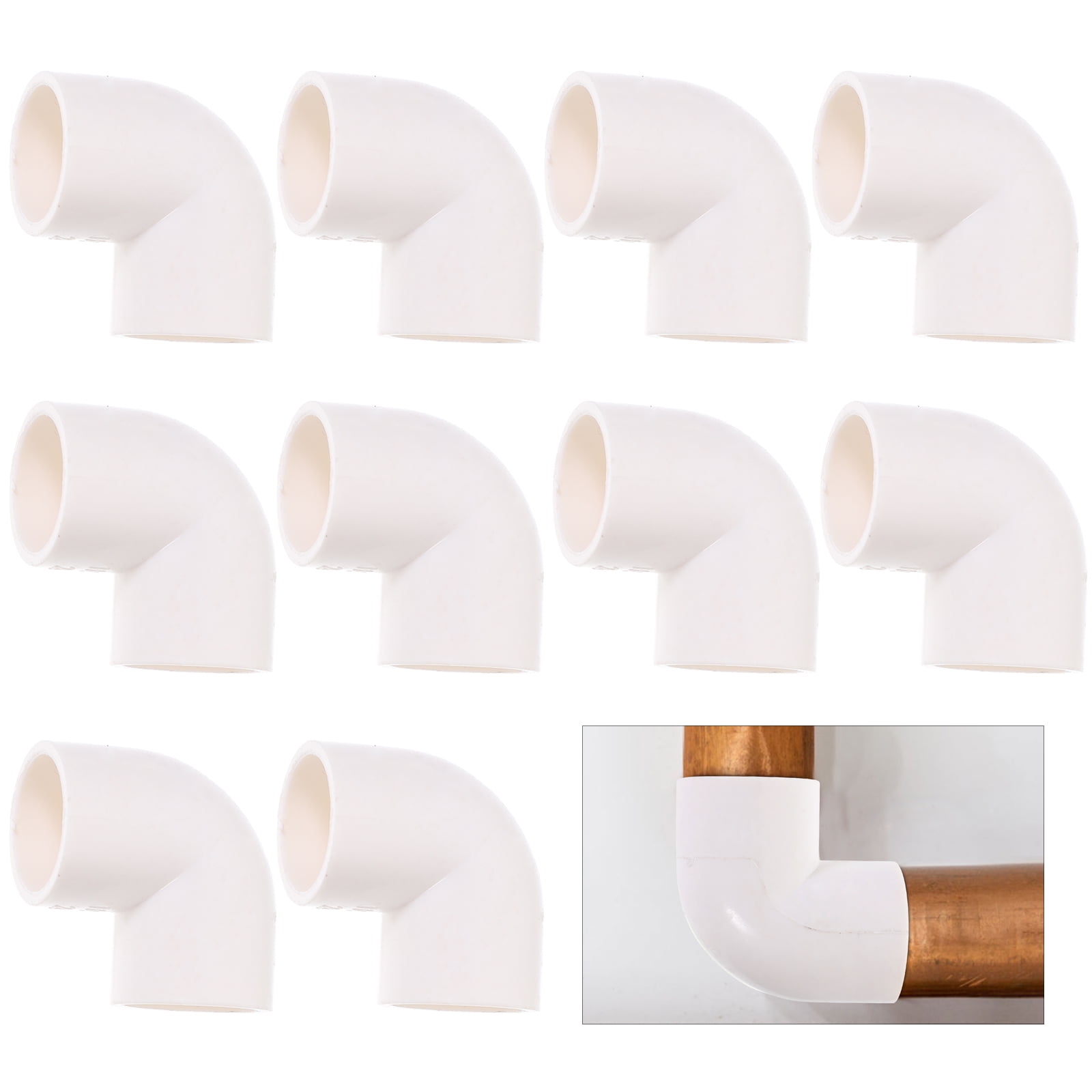 Click here for Frcolor Pvc Fittings 10pcs Pipe Fitting 2 Way Pvc... prices