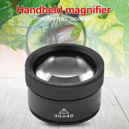 Jinveno 30X Monocular Magnifying Glass Mini Loupe Lens Jewely Magnifier ...