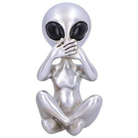 Three Wise Aliens Statue,outer Spaceman Sci-fi Figure Home Garden Decor ...