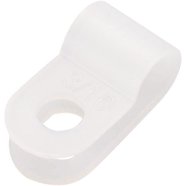 Steren RG59 Vertical Clear Vinyl Siding Clip - 100 Pack, High Impact ...