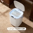 4 Gal Trash Can with Lid,Motion Sensor Trash Bin, Automatic Touchless ...
