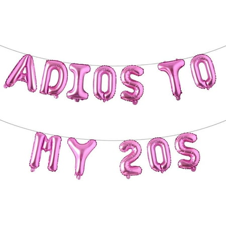 Adios to My 20S Balloon 30th Birthday Party Decor Taco Bout 30 Balloons ...