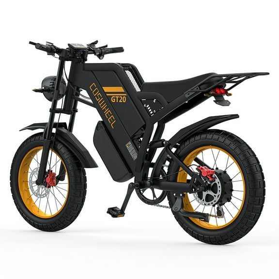GT73 PRO 338 NM Electric Dirt Bike for Adults,3000W(Peak)Dual Motor 50Mph Max Speed,60V 50MPH 36 ...