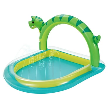 Bluescape Pink Unicorn Shade Inflatable Baby Splash Pool with Canopy ...