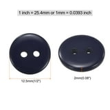 Uxcell 10Pcs Sewing Button 1/2"(12.5mm) 2 Holes Resin Round Craft ...
