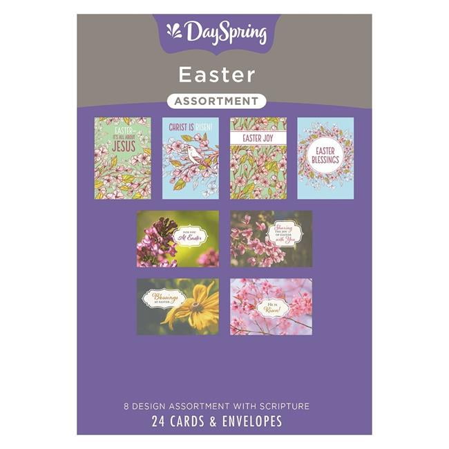 Dayspring Cards 173403 Boxed Easter Assortment Card, Pack of 24 ...