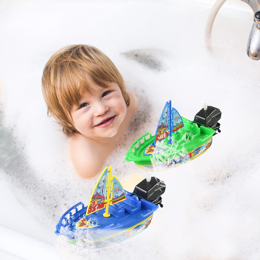 Jugue clásico de mecanismo de relojería para niños barco de agua ...