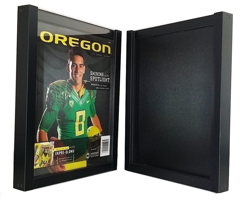 Magazine Display Frame Case Black Shadow Box Standard Size Lot of 2 ...