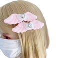 1pair Creative Plush Wing Hair Clip Carnivals Eye Catching Hairpin for ...