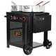 Loco Cookers Propane Dual Burner Fry Cart - Walmart.com
