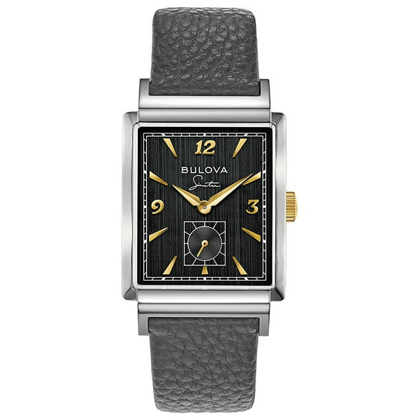Bulova Frank Sinatra Quartz Mens Watch, Stainless Steel with Gray ...