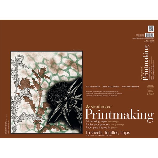 Strathmore Printmaking heavyweight Pad, 400 Series, 18in x 24in 15 ...
