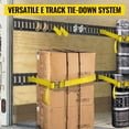 VEVOR E-Track Tie Down Rail Kit 18PCs 5' E Track Rails Enclosed Cargo ...