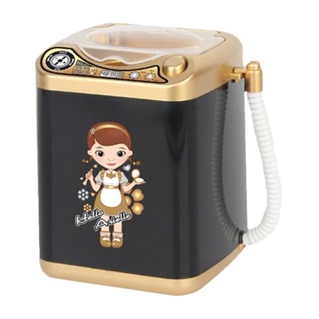 Electric Simulation Washing Machine Toy for Children Pretend Toys Black ...