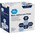 MEDPRIDE Sterile Non-Adherent Pads, 100-Pack, 3''x4'' for Wound ...