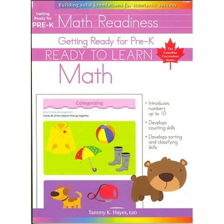 Getting Ready for Pre-K Math (Ready to Learn, Canadian Curriculum ...