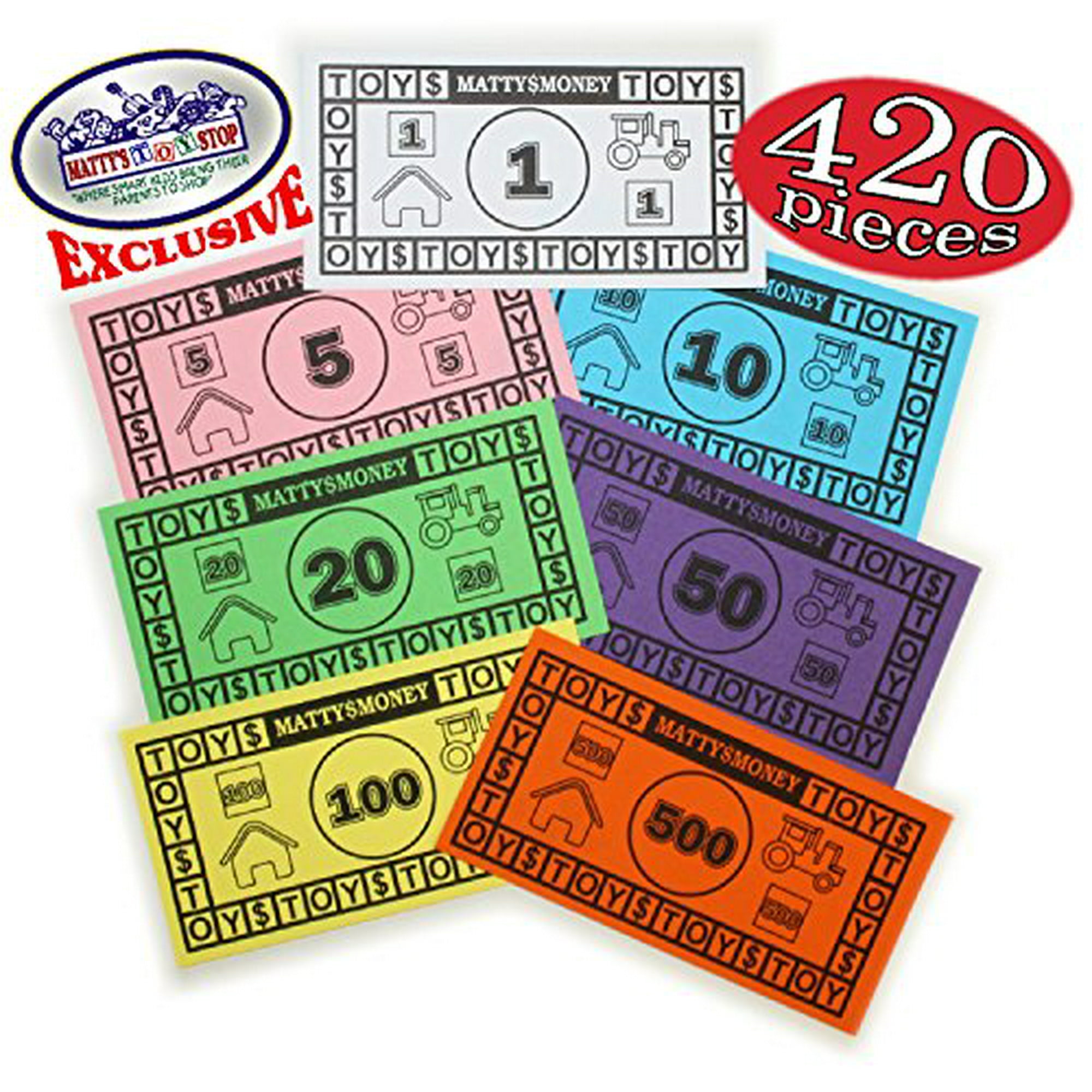 Printable Play Money $20