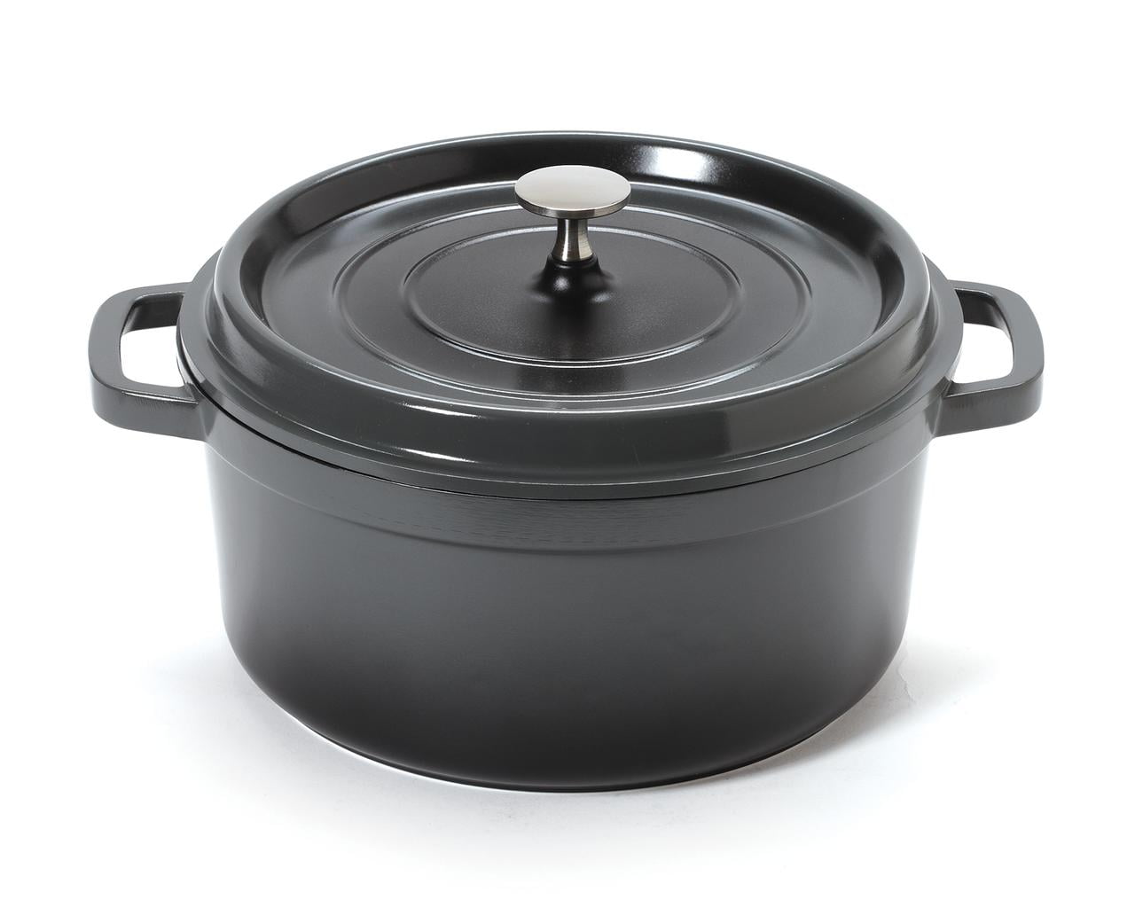 Heiss® Energy-Efficient Cast Aluminum Dutch Oven, 4.5 Quart, Round ...