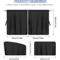 5PCS Car Window Shades,Auto Privacy Curtains with 4 Front&Rear Side ...