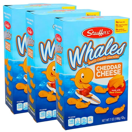 Biggestsaleusa Stauffer's Whales Cheddar Cheese Crackers, 16 oz ...
