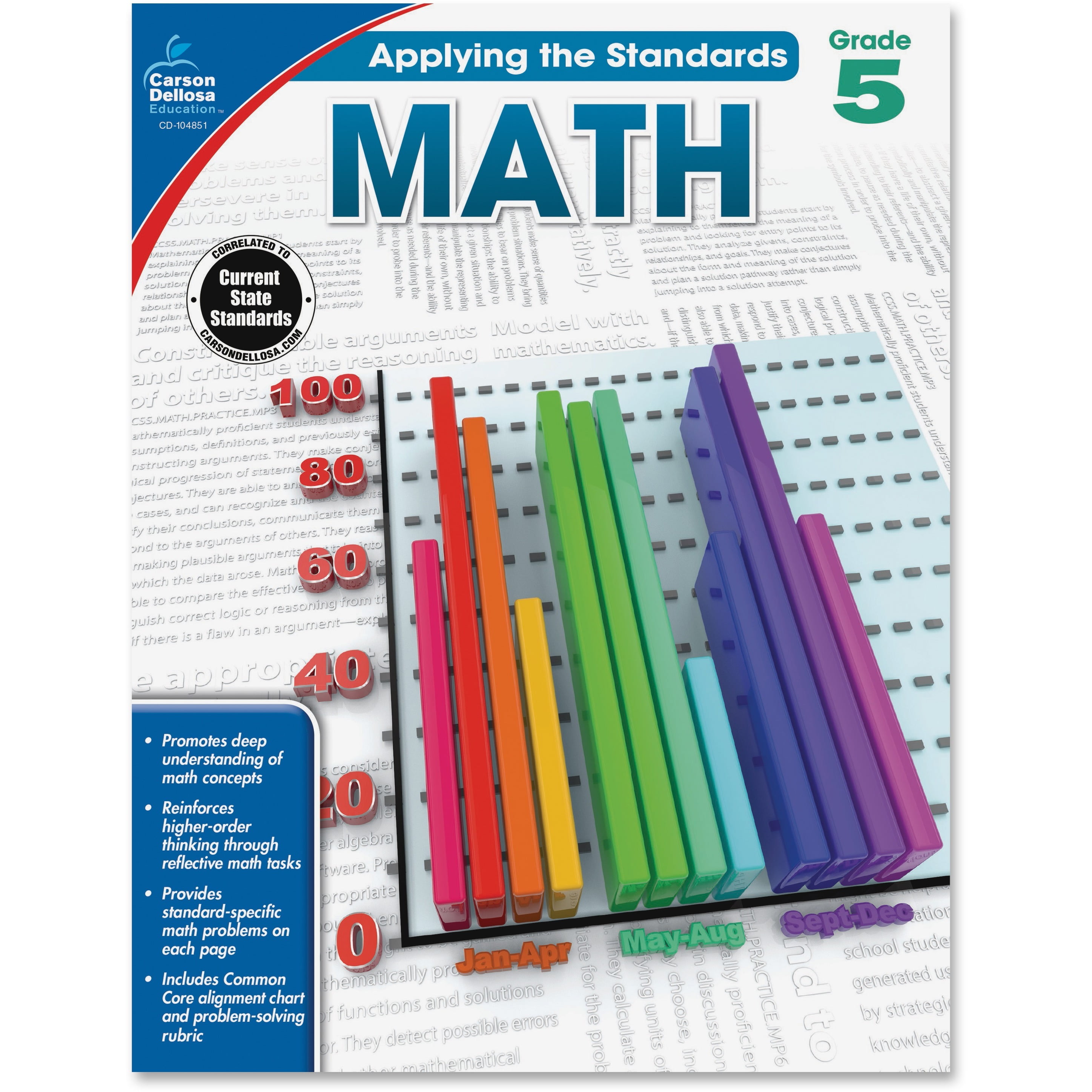 Carson Dellosa Education Cdp104851 Grade 5 Applying The Standards