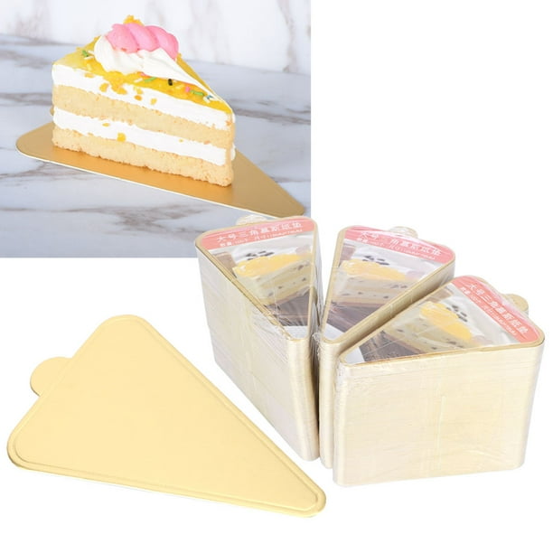 Fugacal Mousse Cake Board,Cake Cardboard,300pcs Triangular Mousse Cake ...