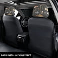 Car Headrest Cover 2 Pcs Soft Water Resistant Elastic Bottom Machine ...