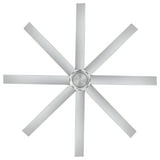 Mocha XL Indoor and Outdoor 8-Blade Smart Ceiling Fan 66in Brushed ...