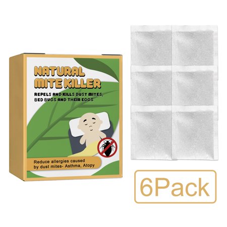 TESNN 2 Boxes Natural Mite Removal Bag Plant Mite Removal Bag Household ...