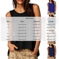 Noric Women's Sleeveless Tank Tops Solid Color Asymmetric Hem Scoop ...