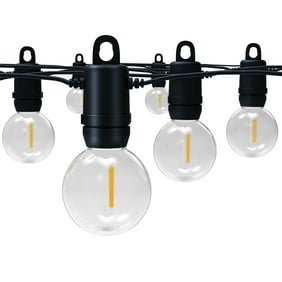 10-Foot Long Outdoor Micro LED Warm White Light Strings on Copper Wire ...