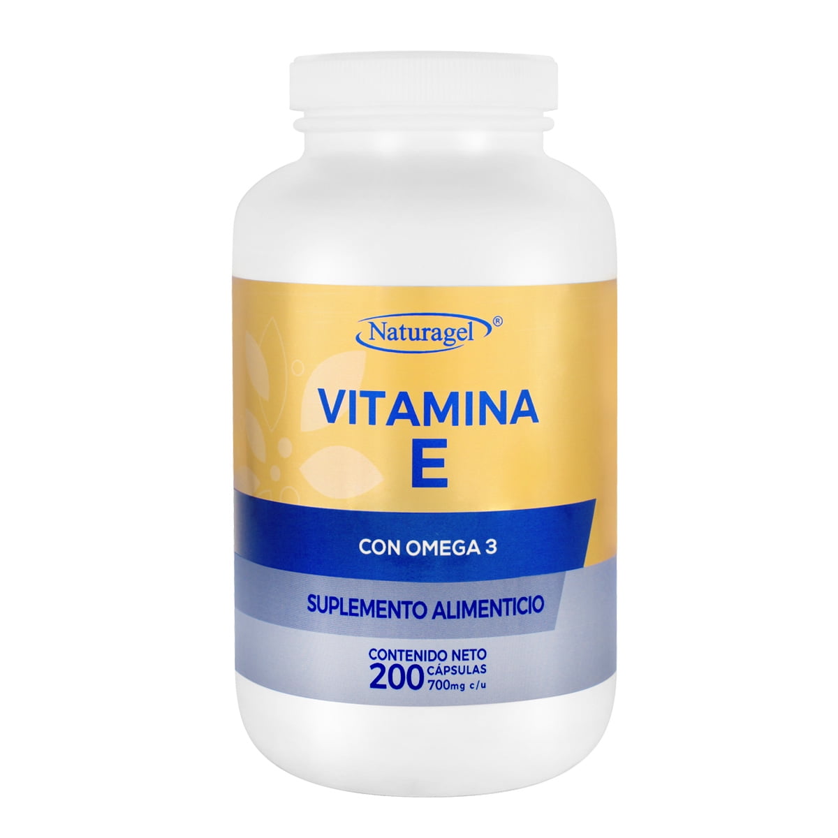 Vitamina E con Omega 3 Naturagel 200 Cápsulas SoftGel | Walmart en línea