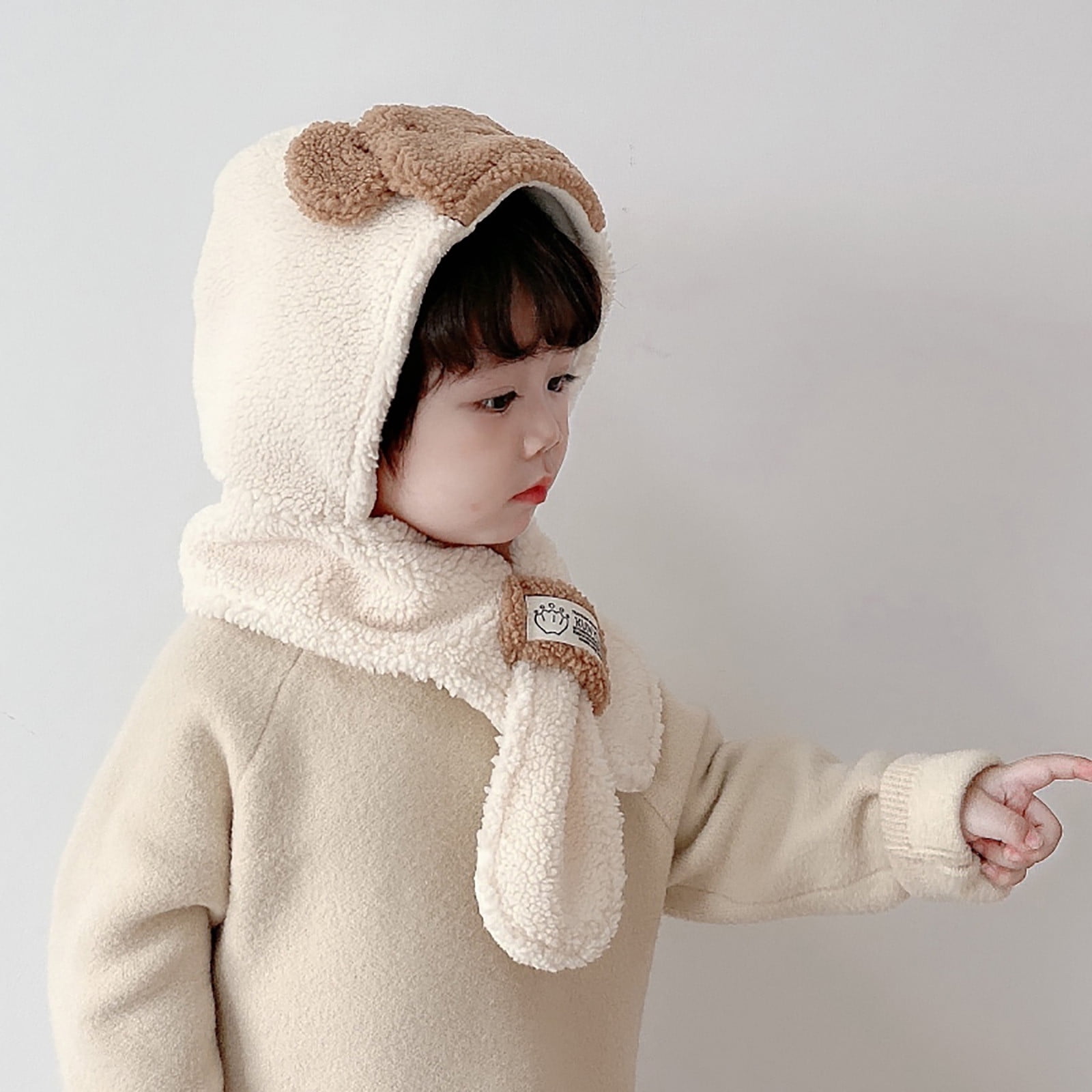 Click here for Egnmcr Toddler Hat Childrens Winter Earmuff With F... prices