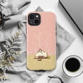 Cute Studying Dumpling Phone Case for iPhone 17 16 15 14 13 12 11 Pro ...
