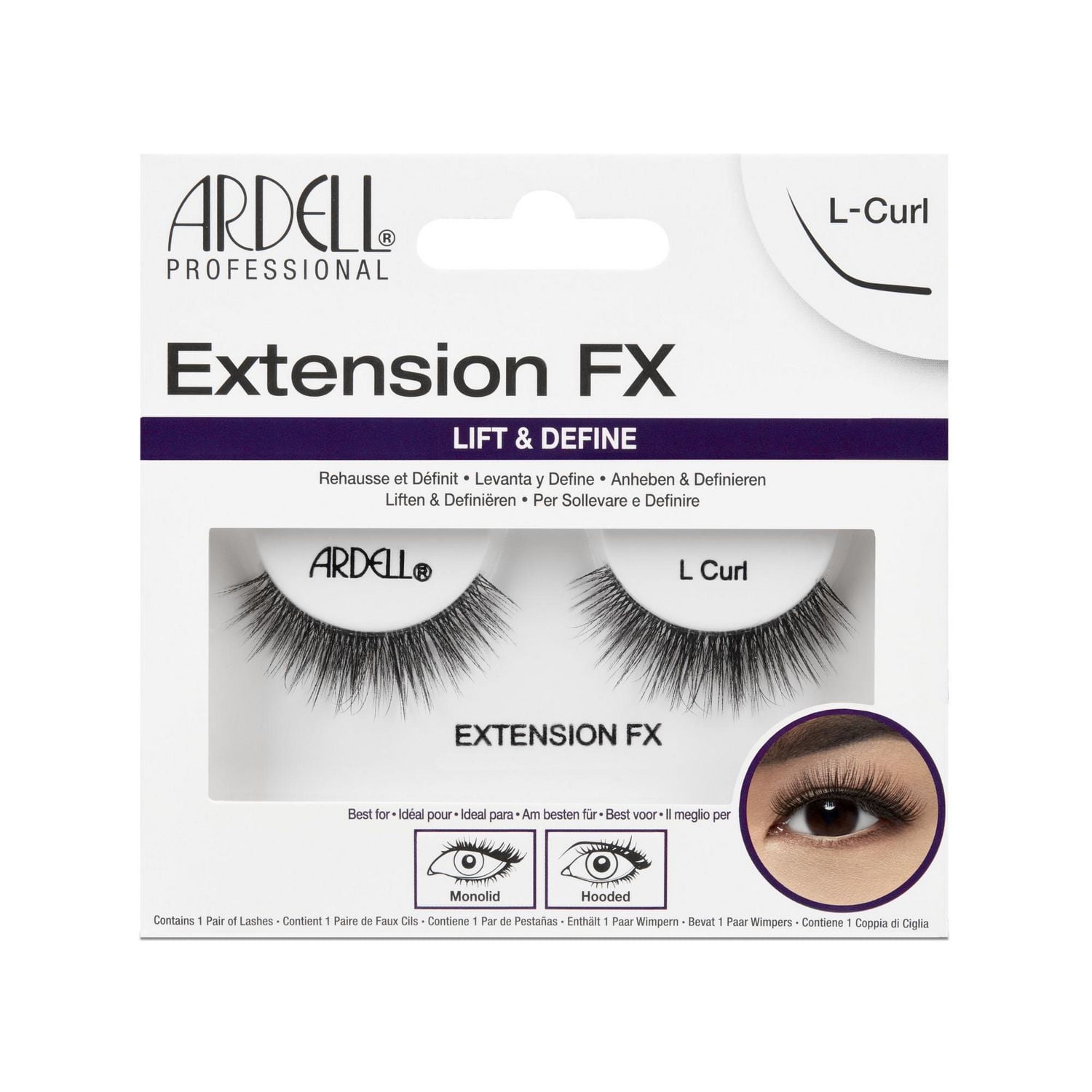 Ardell Extension FX - Lift & Define - L-Curl - 1 Pair - Walmart.ca